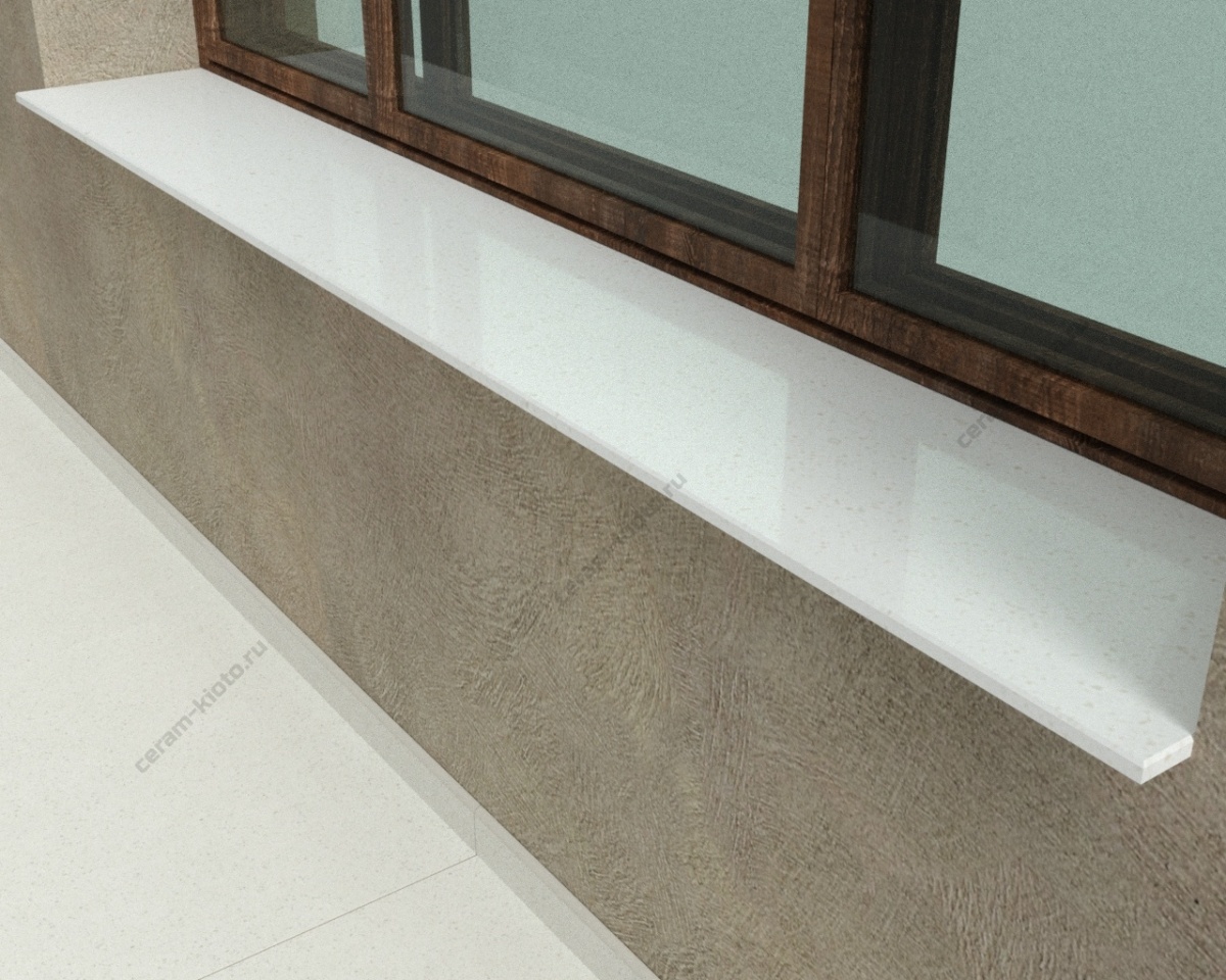 Подоконник из керамогранита ROYAL QUARTZITE 2400 мм с фаской Х1 ...